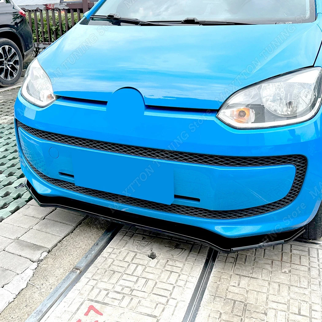 Front Bumper Lip Diffuser Splitter Spoiler Deflector 3PCS ABS Body Kits ...