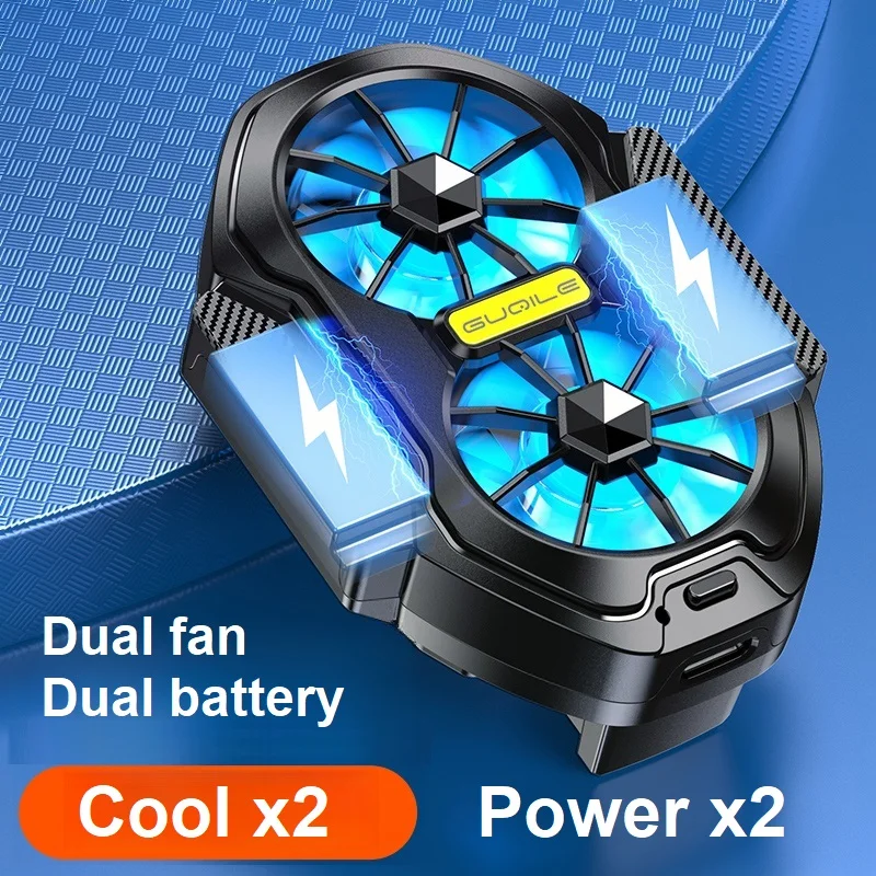 FS01-Dual-Fan-Rechargeable-Mobile-Phone-Cooler-Radiator-Long-Lasting ...