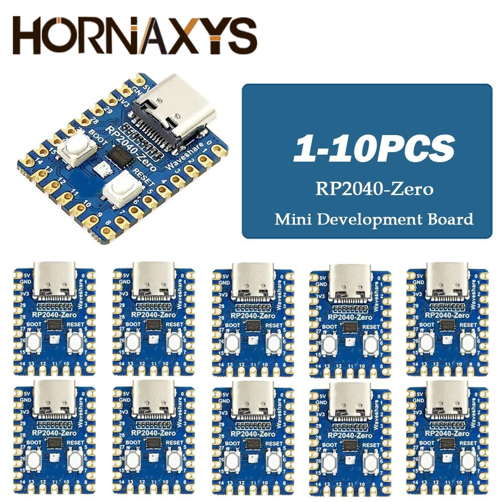 1-10PCS-Raspberry-Pi-RP2040-Zero-Microcontroller-PICO-Development-Board-RP2040-Dual-core-Cortex ...