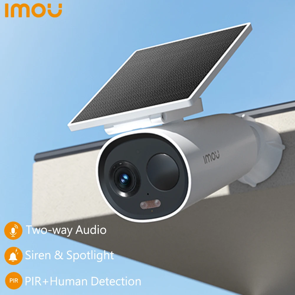 Everything Is Solar IMOU Cell 3C All in One 2K Solar Security Camera ...