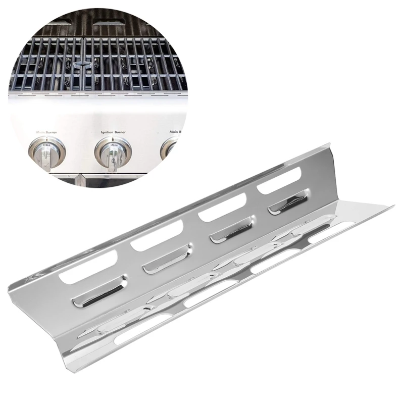 4 Pieces Outdoor Gas Grill Heat Tent Bbq Burner Cover Stainless Steel ...