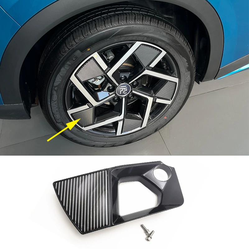 FOR BYD ATTO 3 18-inch wheel hub decorative plate Wheel hub cover Wheel ...