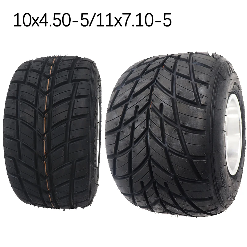 Karting wheel tire front wheel 10x4.50-5 rear wheel 11x7.10-5 with 5 ...