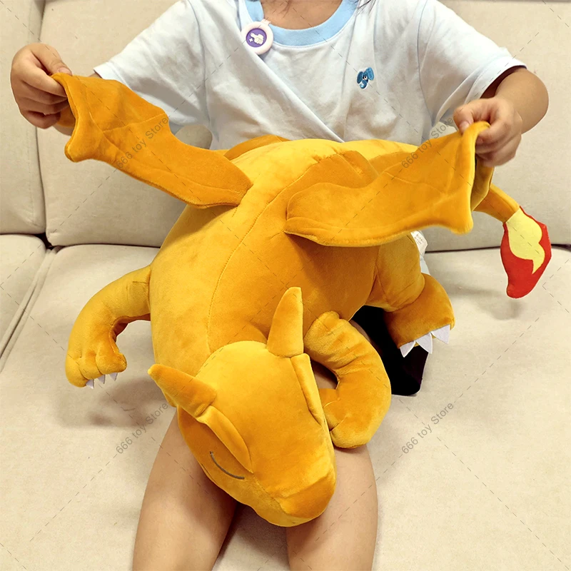 New-Big-Size-Pokemon-Sleeping-Charizard-Plush-Pillow-Animal-Stuffed-Toy ...