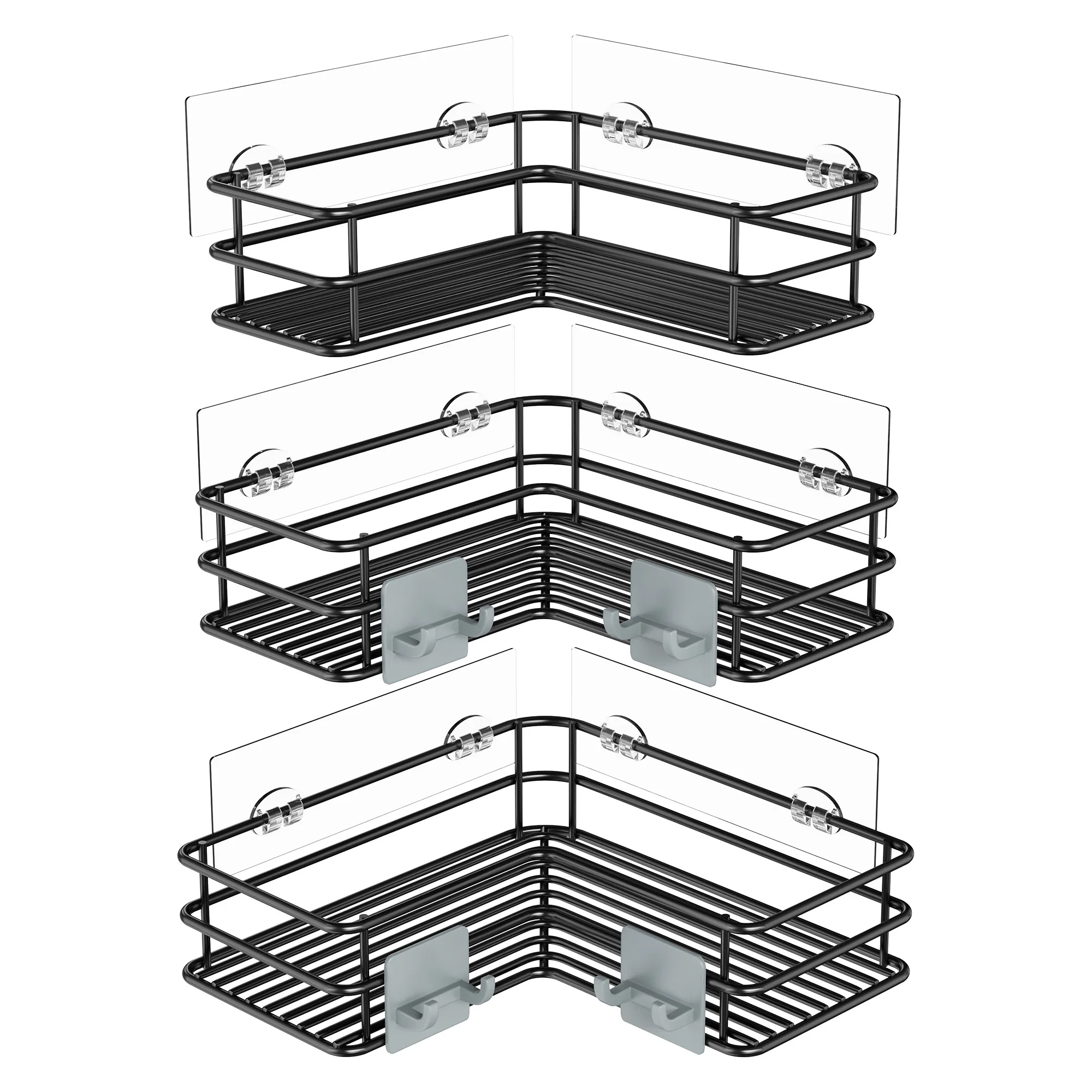 Iron-Triangle-Storage-Rack-for-Bathroom-Accessories-Thickened-Corner ...