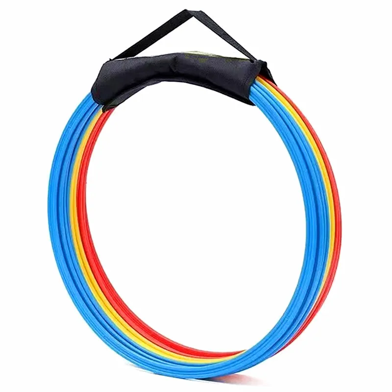12 anillos de entrenamiento de agilidad duraderos de 40cm, círculo de ...