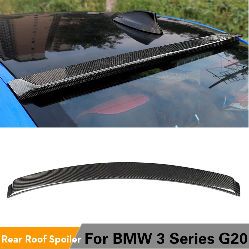 Rear Roof Spoiler for BMW 3 Series G20 G21 G28 2019 2020 Carbon Fiber ...