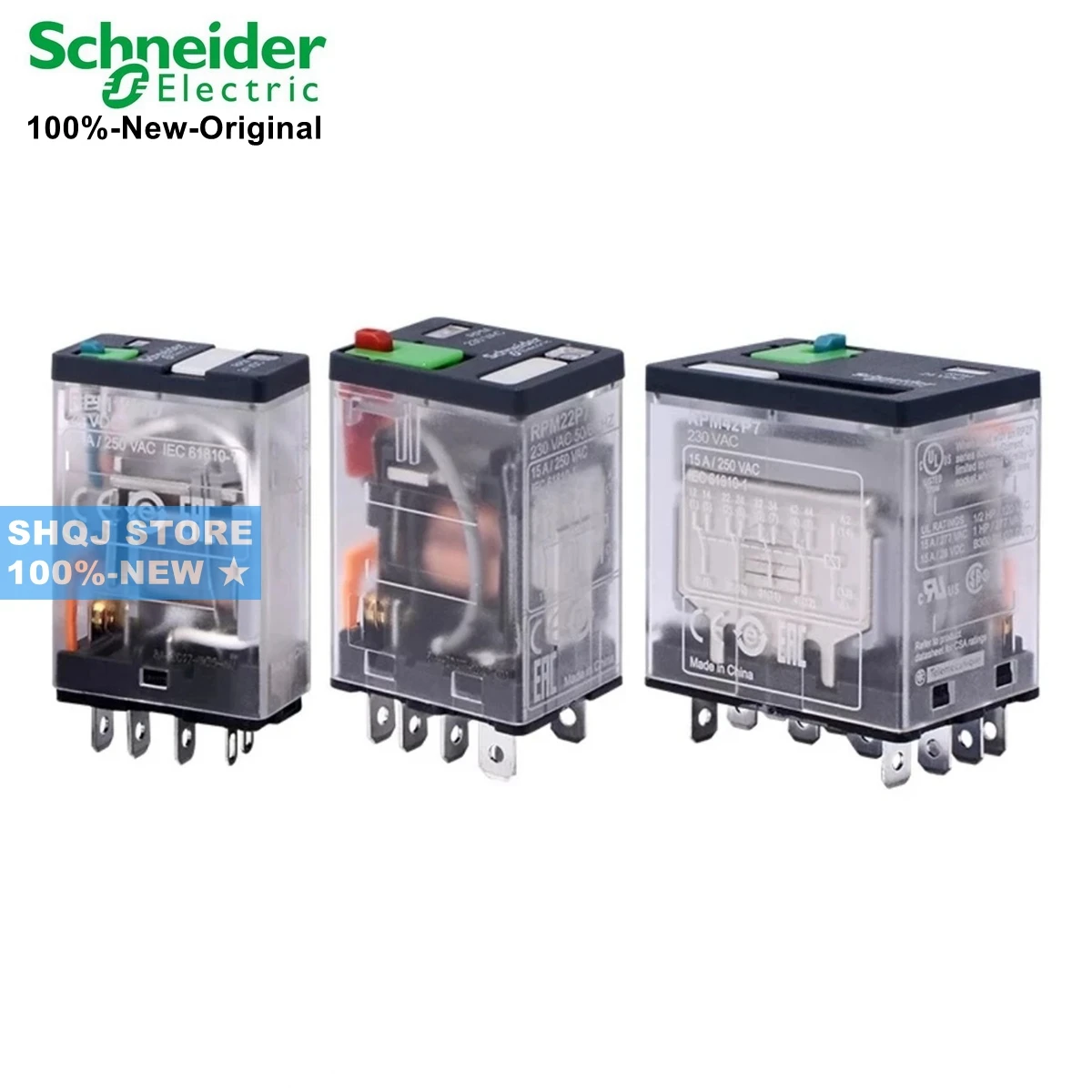Schneider-Rel-Original-100-Novo-5Pcs-RPM12BD-RPM12P7-RPM22BD-RPM22P7-RPM42BD-P7-RPZF1-RPZF2 ...