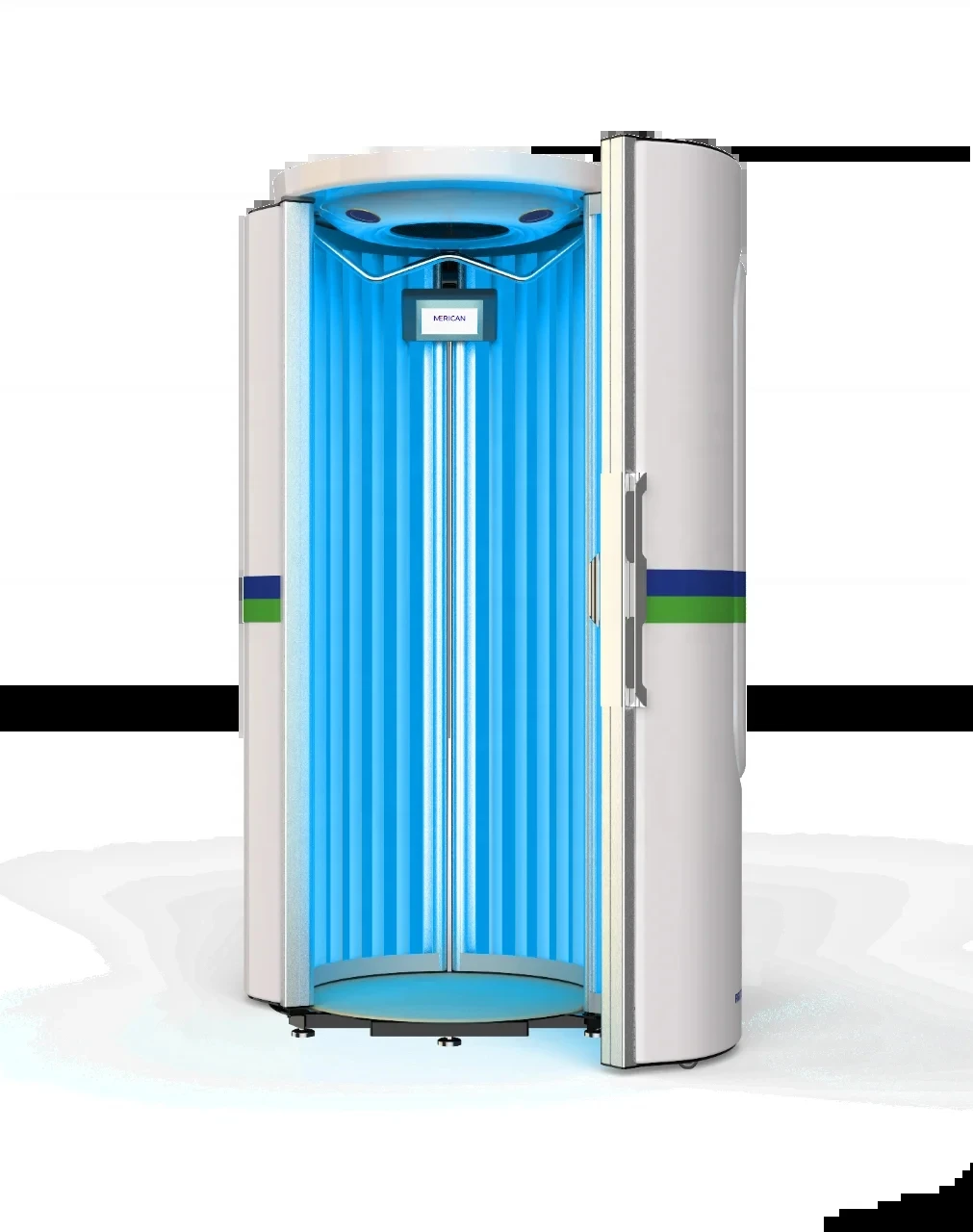 Vertical-Tanning-Machine-With-Cosmedico-Bulbs-Sunshine-Solarium-F8-48 ...