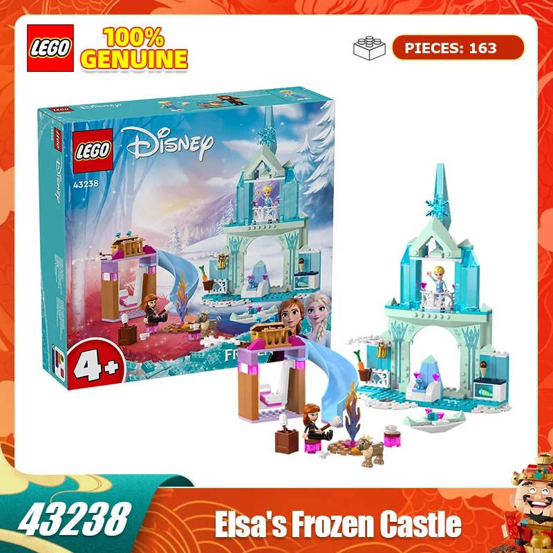 LEGO Building Blocks Disney 43238 Elsa's Ice and Snow Castle Girl ...