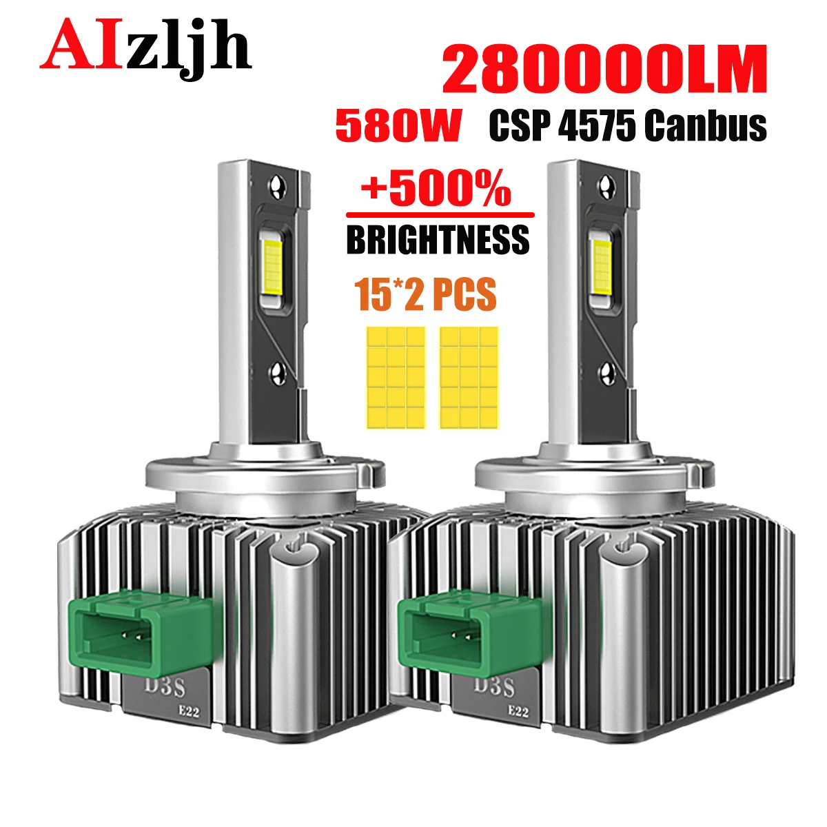 AIZLJH-280000LM-6000K-Car-LED-Headlight-Copper-Tube-High-Bulb-Lamps-CSP ...