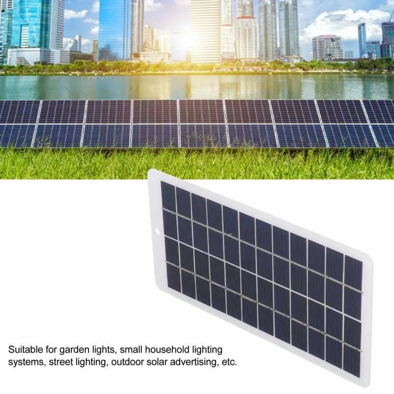 5w 12v Polycrystalline Silicone Solar Panel Portable Solar Panel Module ...