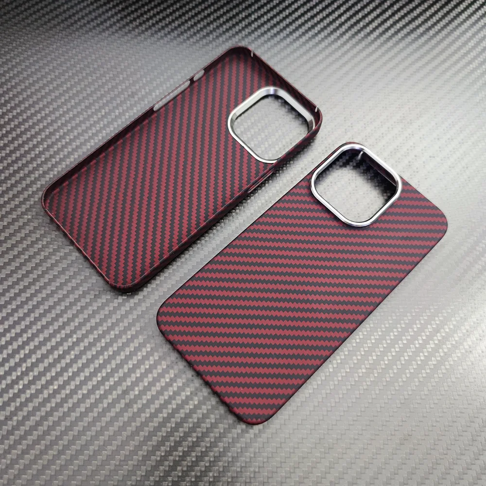 Чехол из углеродного волокна для iphone 15/14/13 pro max, металлическое ...