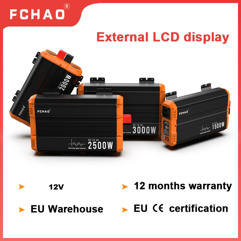 Fchao-12V-DC-to-AC-commutator-1500W-2000W-2500W-3000W-50Hz-pure-sine ...