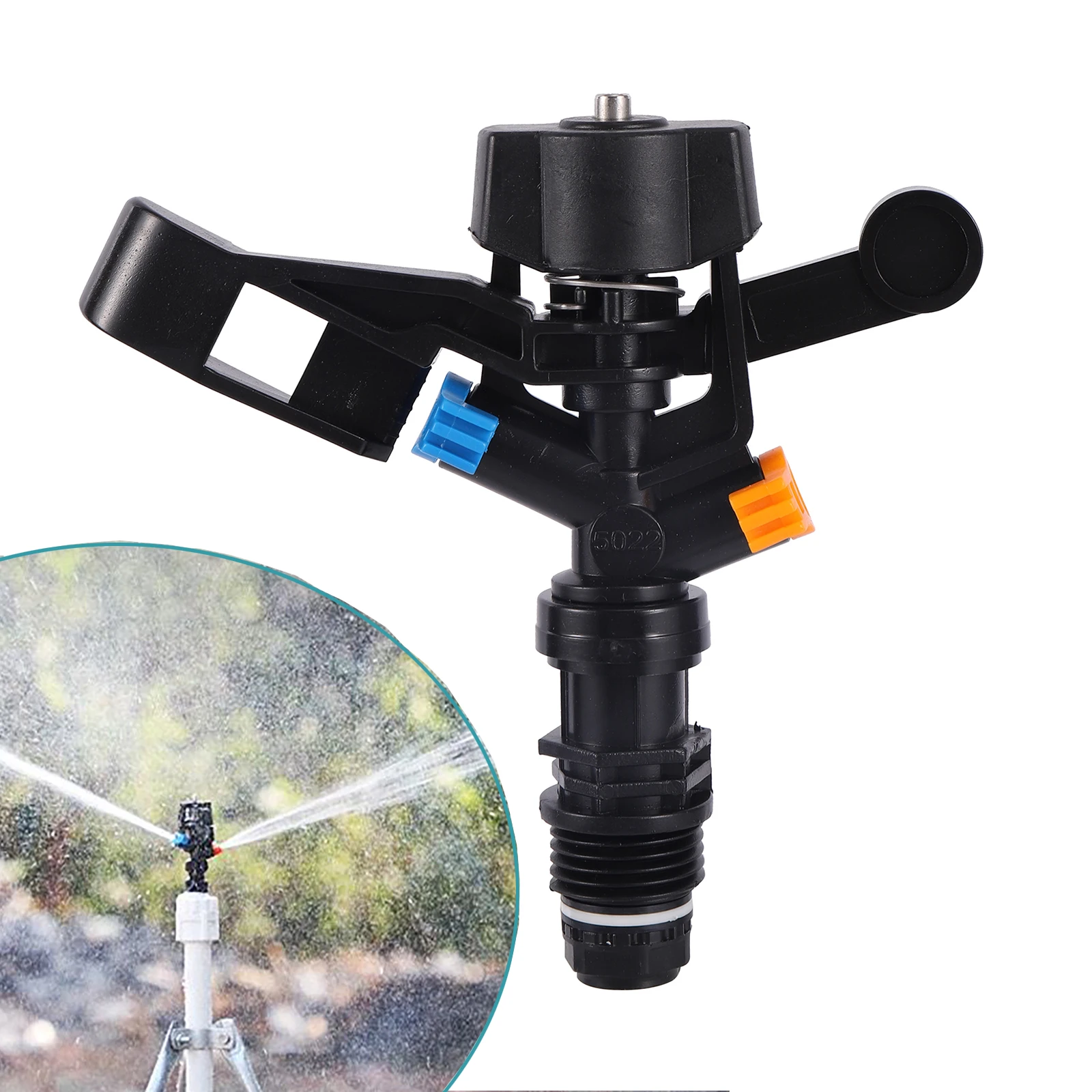 Lawn Sprinkler Head Spraying Water