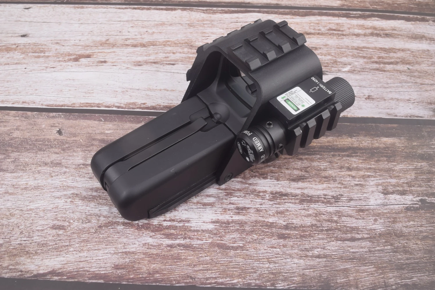 552 553 Holographic Rifle Scope Red Dot Sight with Green Laser Sight ...