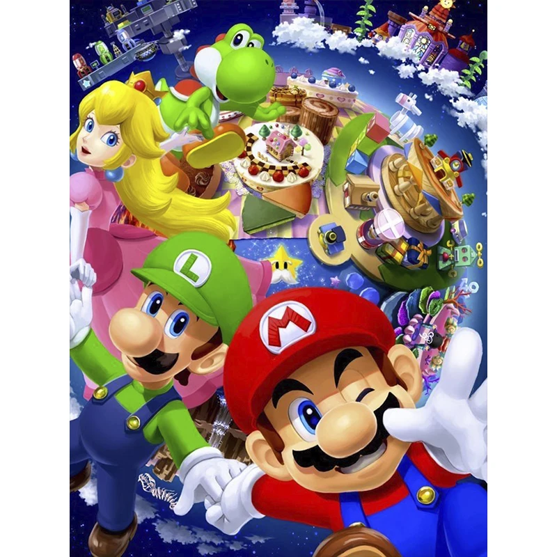 5d-Diy-Nintendo-Mario-Diamond-Painting-Kit-Nintendo-Diamant-Borduurwerk ...