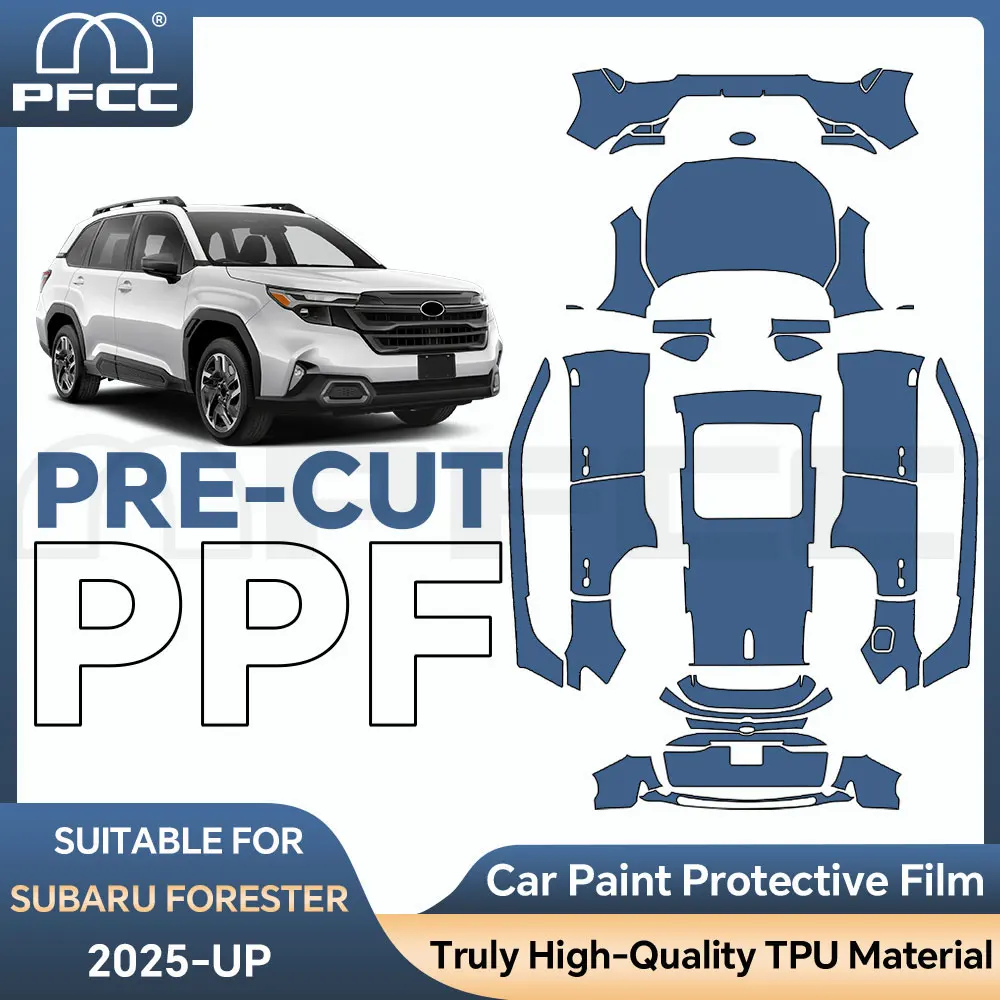 TPU Pre Cut Sticker For Subaru Forester 2025-UP PPF Transparent Clear ...