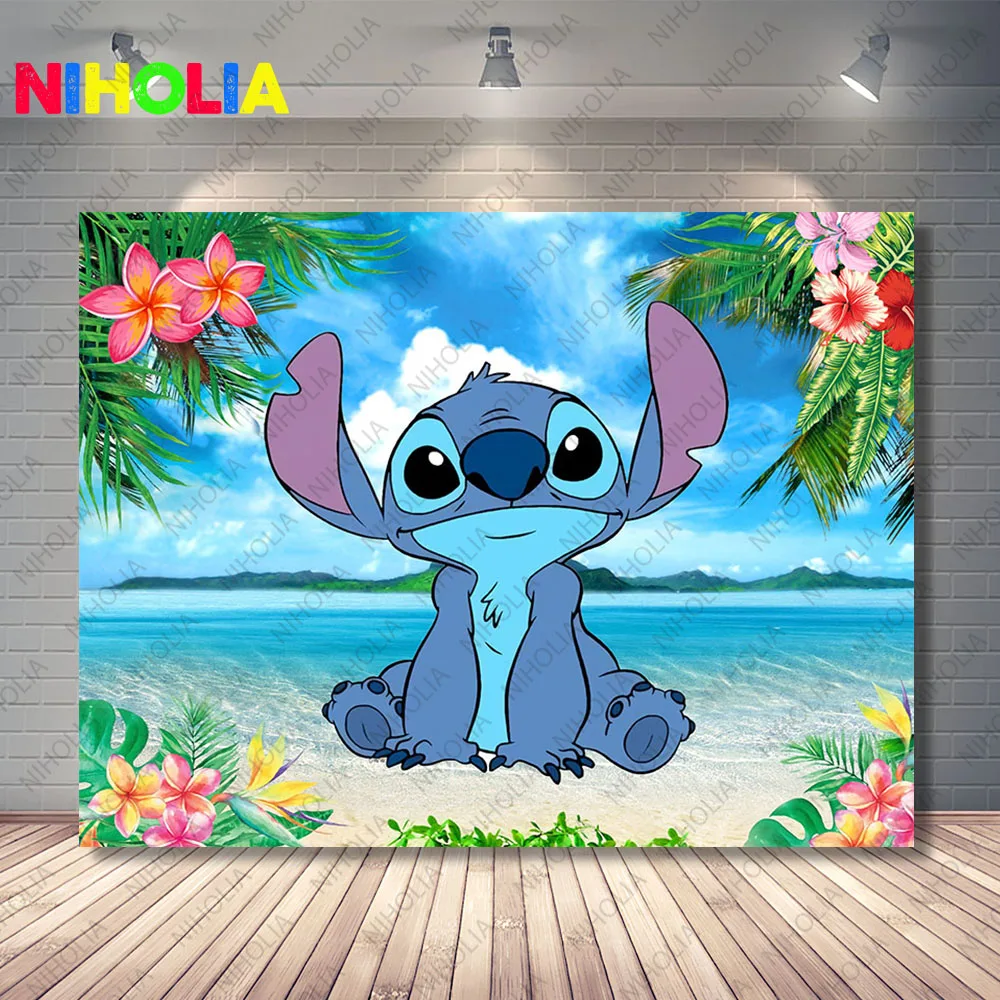 Disney-Fondo-de-Lilo-Stitch-para-fiesta-de-Cumplea-os-de-Ni-os-decoraci ...