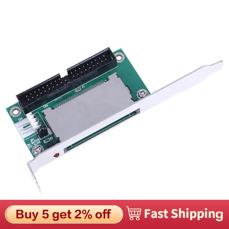 40-Pin-CF-Compact-Flash-Card-To-3-5-IDE-Converter-Adapter-PCI-Bracket ...