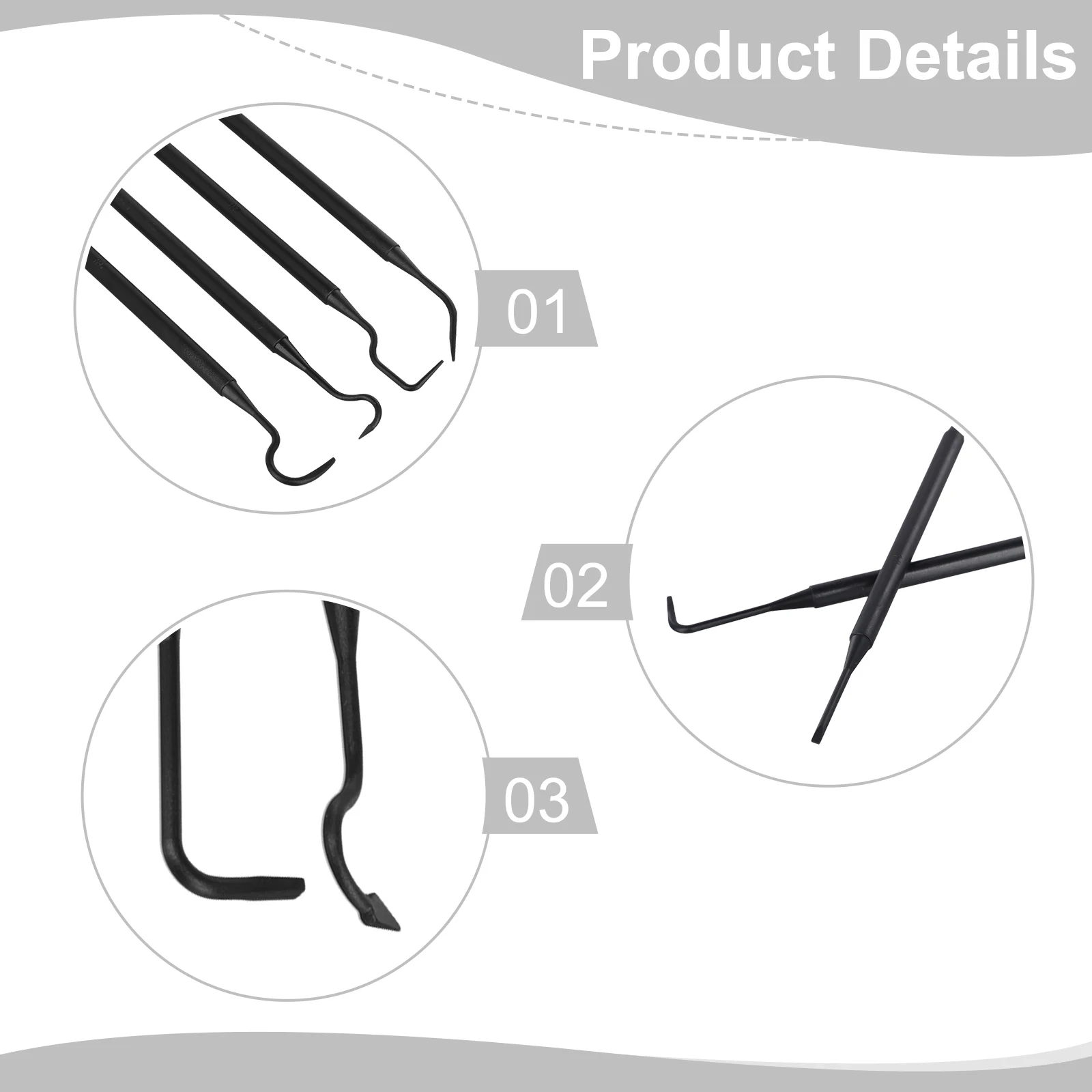 Car Detailing Car Detailing Tool Multi-function Pick Set Double-end ...