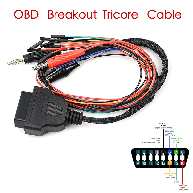 OBD2-Diagnostic-Adapter-MPPS-V18-OBD-Breakout-Tricore-Cable-ECU-Bench ...