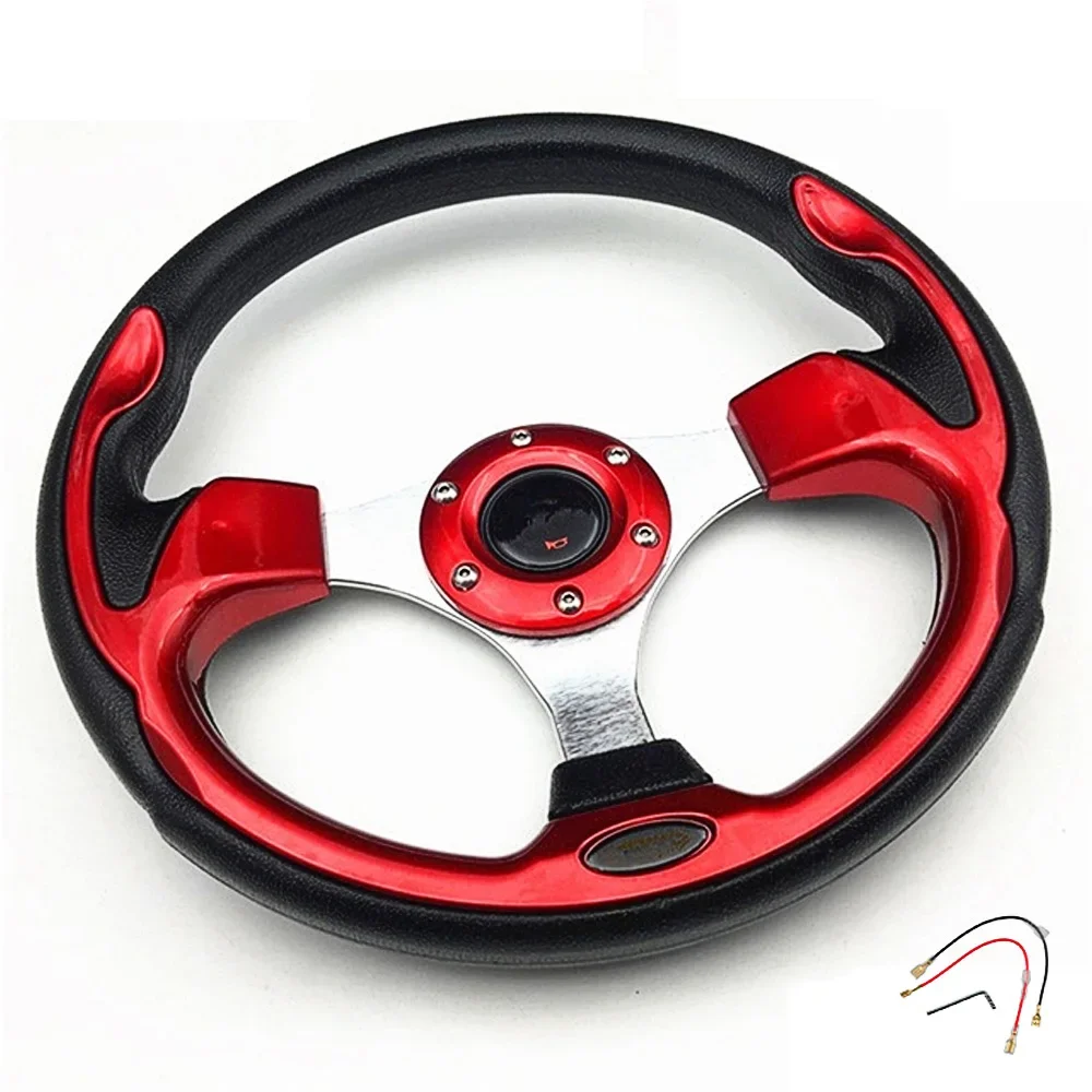 13-inch-Car-Steering-Wheel-330mm-Universal-Aluminum-PU-Flat-Drift ...