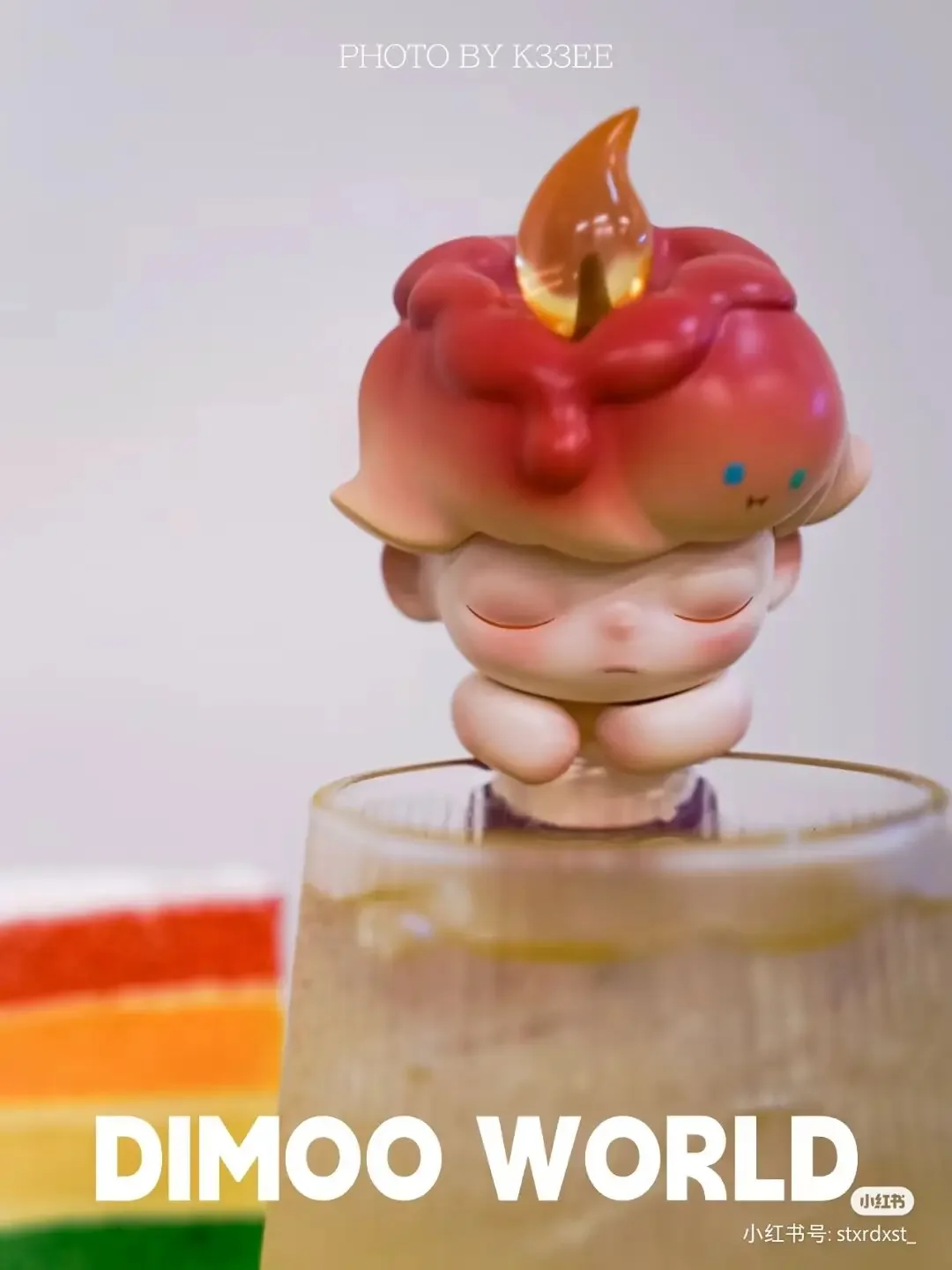 Dimoo-Chiffon-Cake-Cream-Cube-Limit-Kawaii-Ornaments-Figurines-Home ...