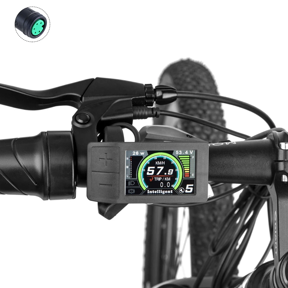 E-bike-TFT-LCD-500C-600C-Display-Speed-Indicator-Computer-For-Bafang ...