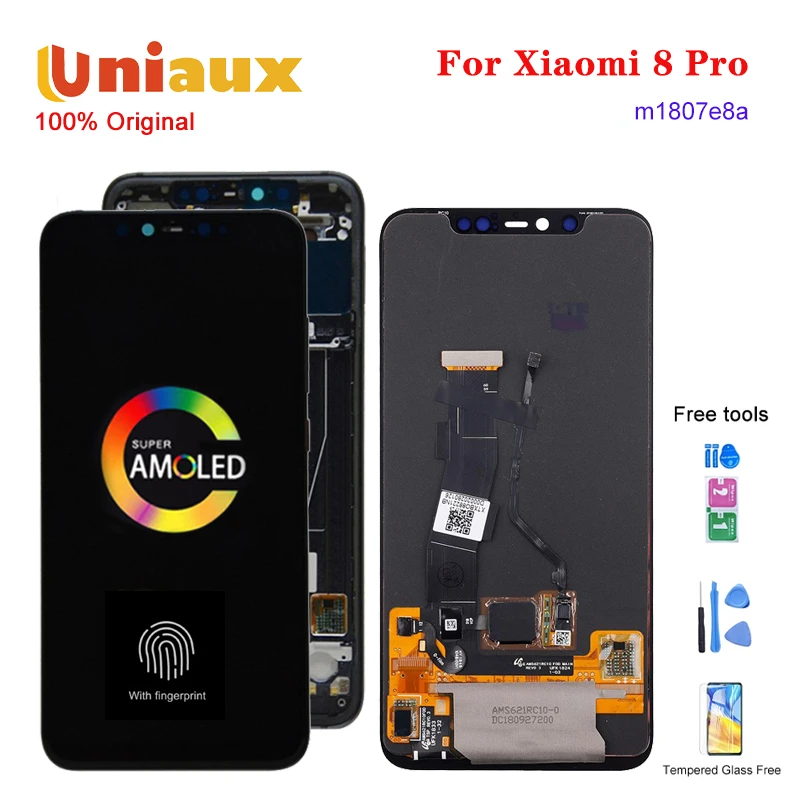 Original Super AMOLED For Xiaomi Mi 8 Pro Mi8 Explorer Edition LCD ...
