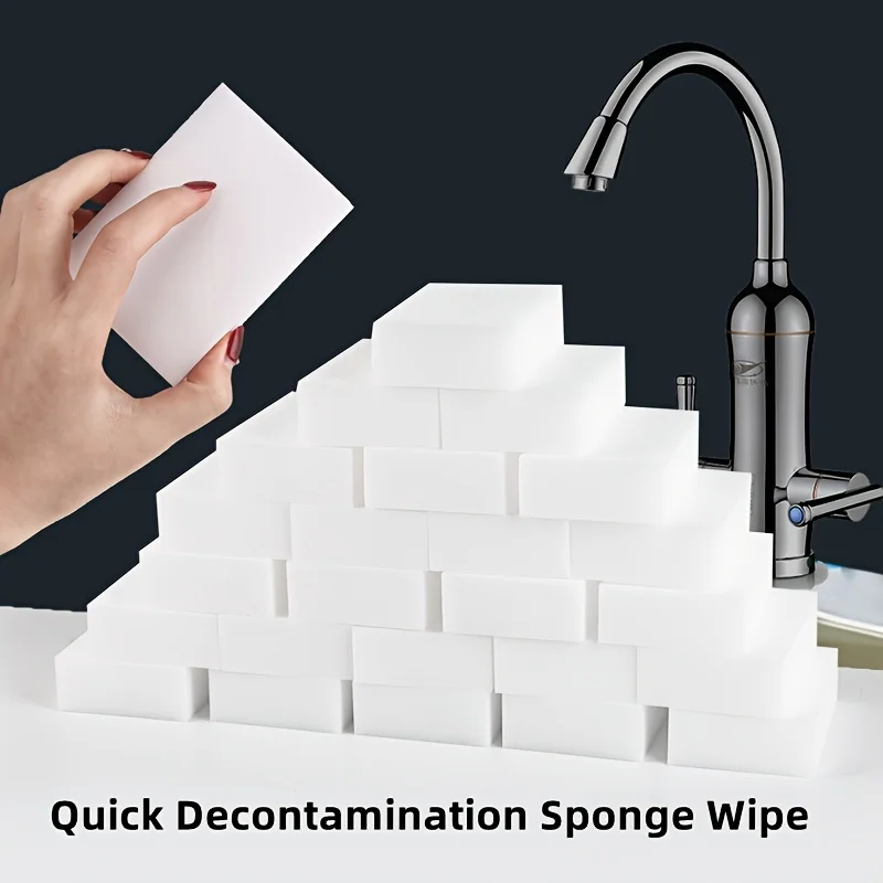 Magic Sponge Eraser White Melamine Sponge for Dishwashing Kitchen ...