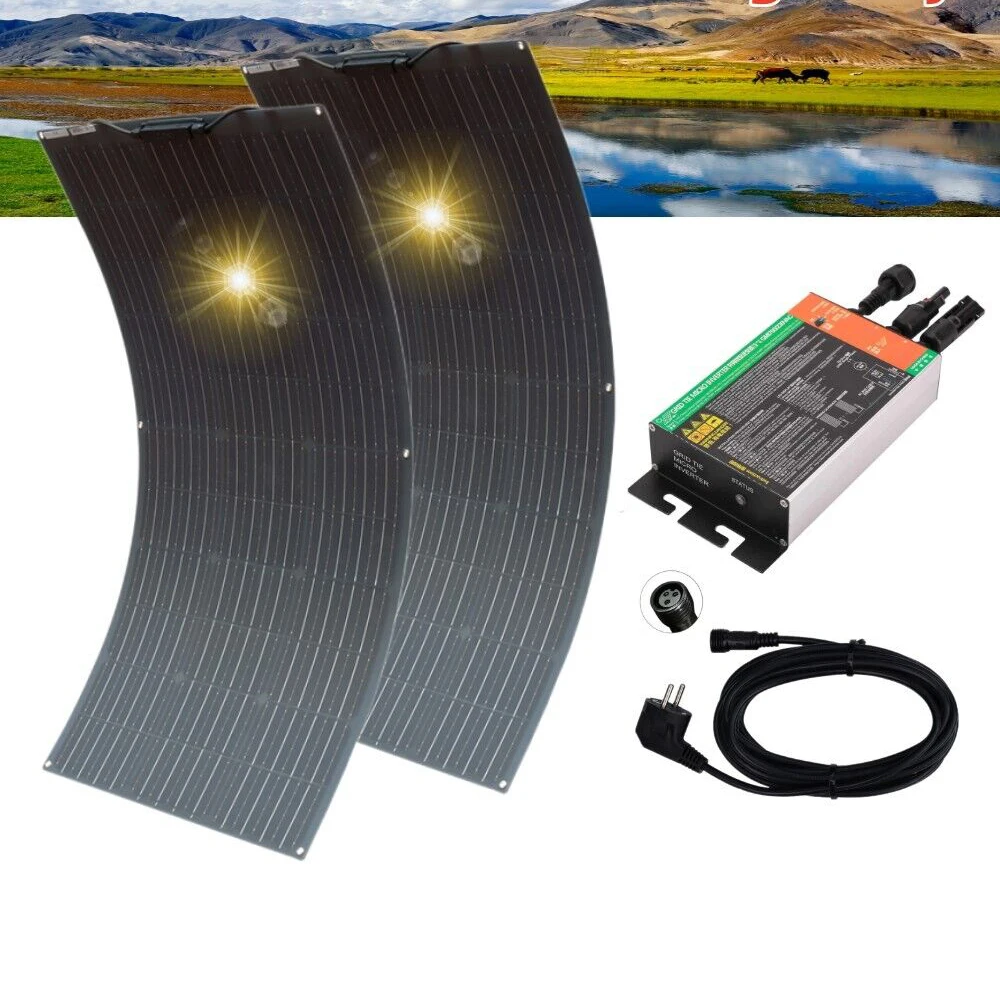 400W-Solar-Panel-Photovoltaic-Panel-Solar-System-Balcony-Home-for ...