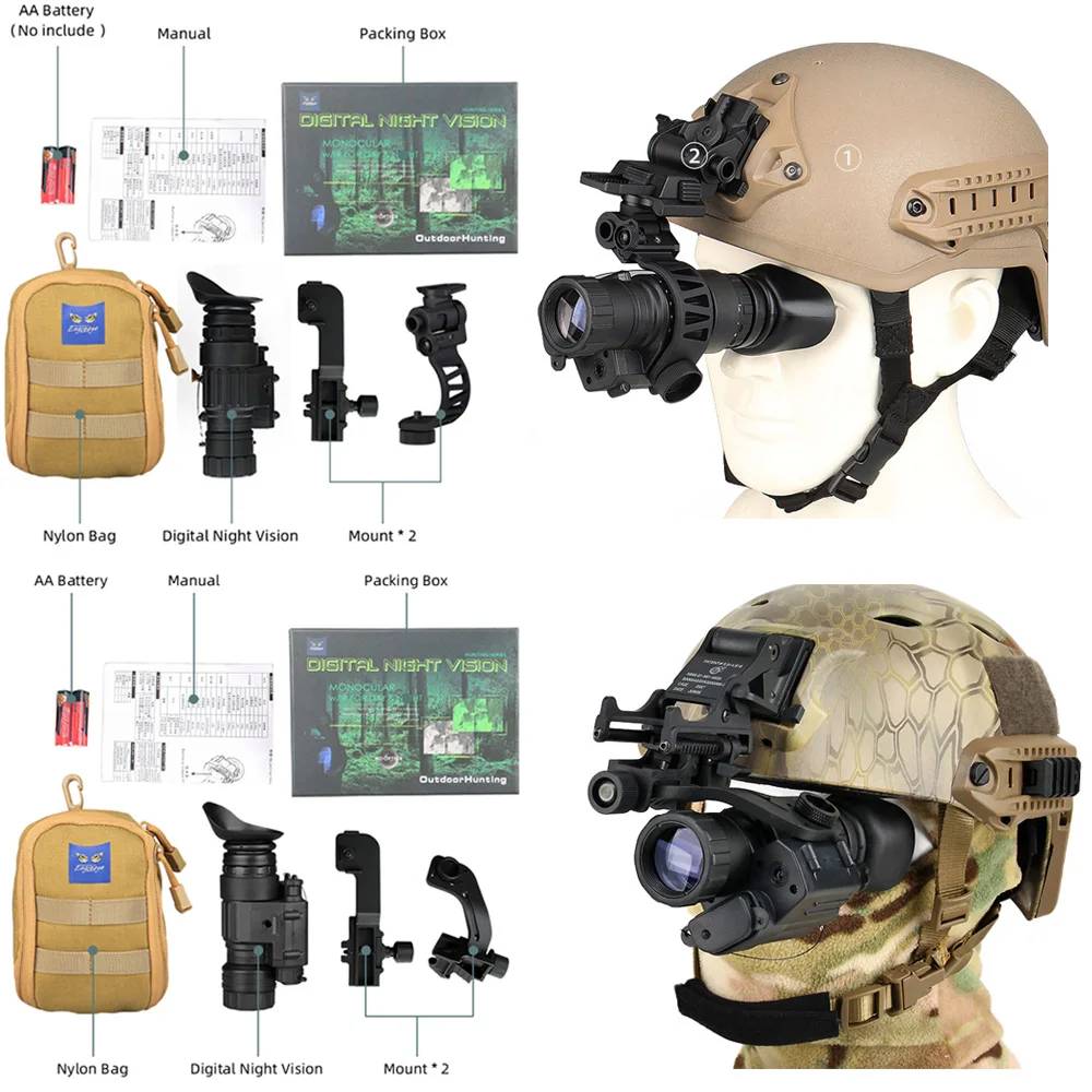 Two-combinations-PVS-14-NVG-Device-PVS14-Digital-Night-Vision-Goggles ...