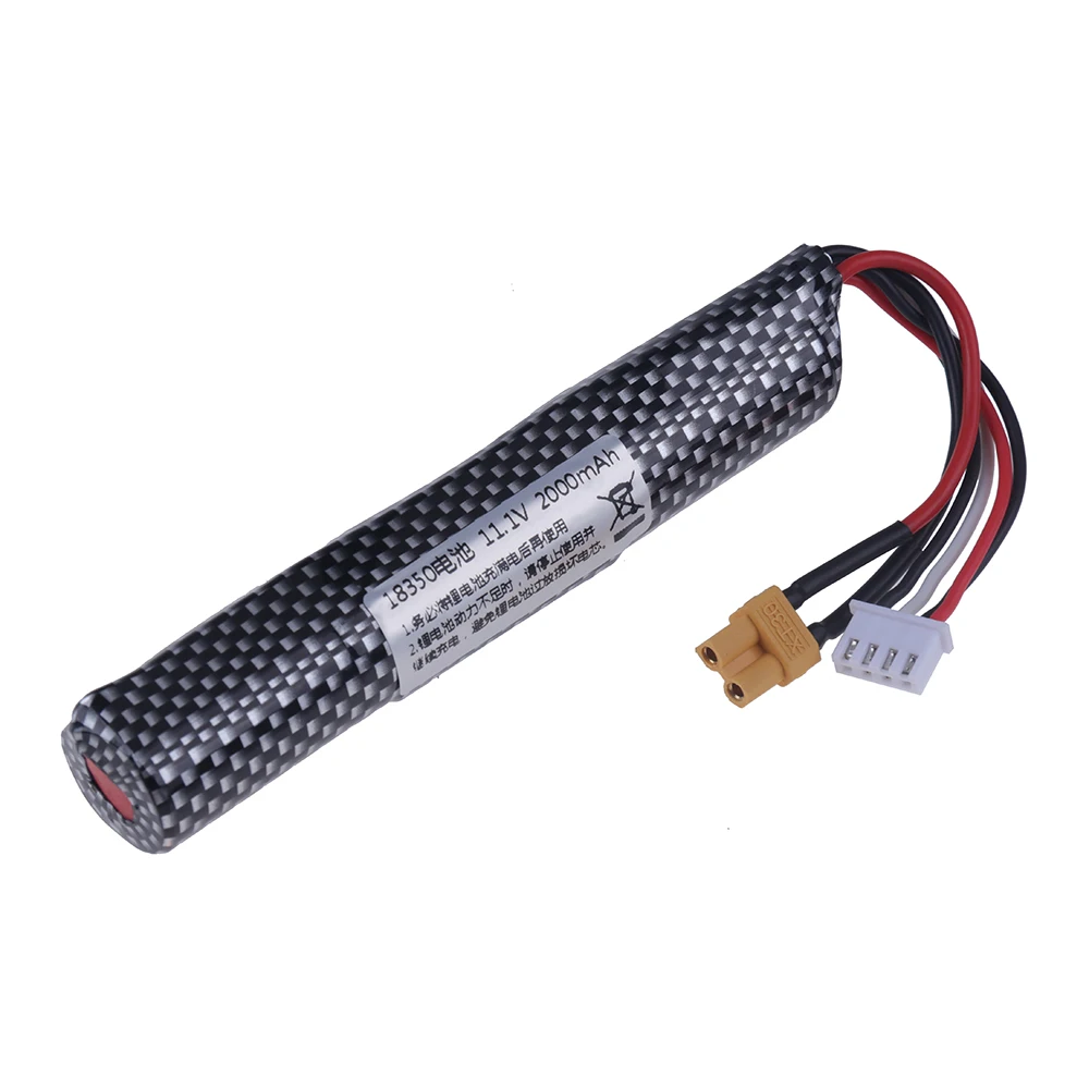 3S-11-1V-2000mAh-18350-Li-ion-Battery-XT30-Plug-Compatible-with-Airsoft ...
