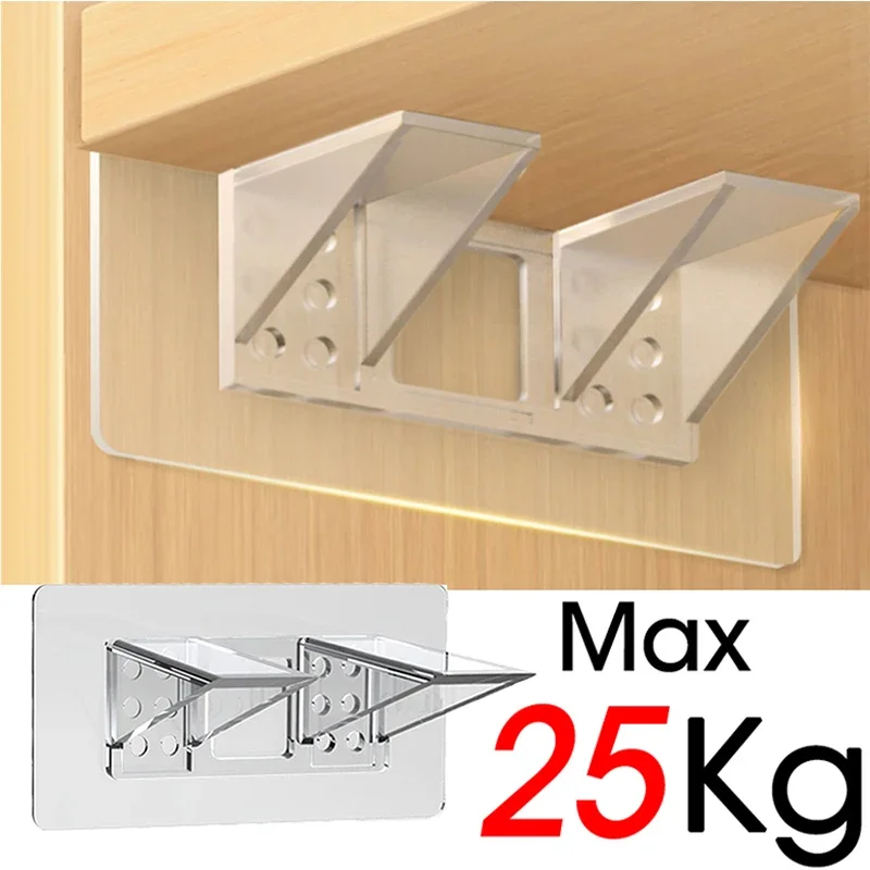 L-type-Bracket-Wall-Support-Wall-mounted-Rack-Plastic-Shelves-Seperator ...
