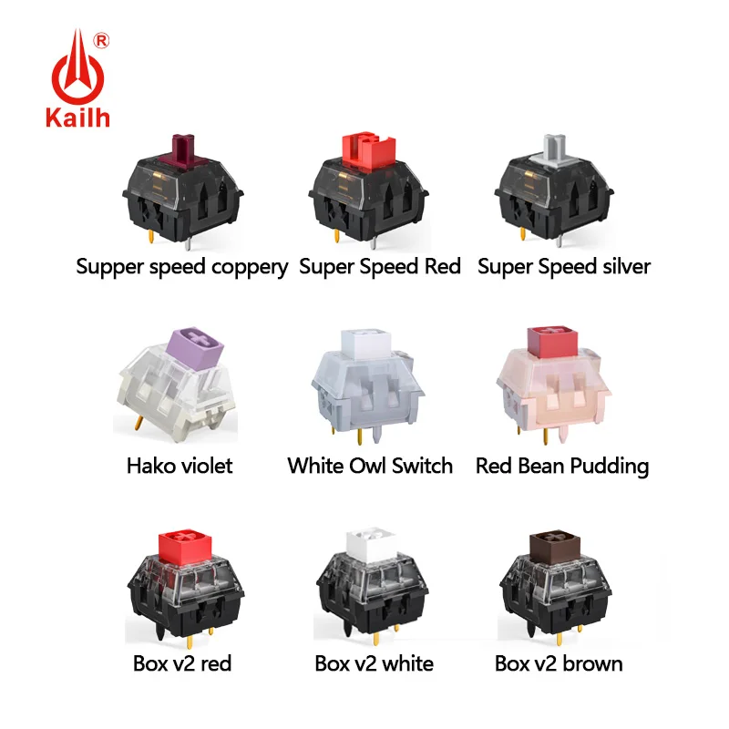Kailh-Box-v2-Switch-White-Red-Brown-Supper-Speed-Copper-Red-Silver ...