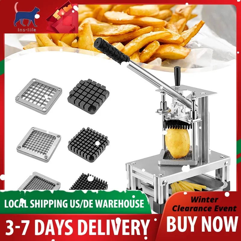 French Fry Cutter Vegetable Dicer | French Fry Cutter Stainless Steel ...