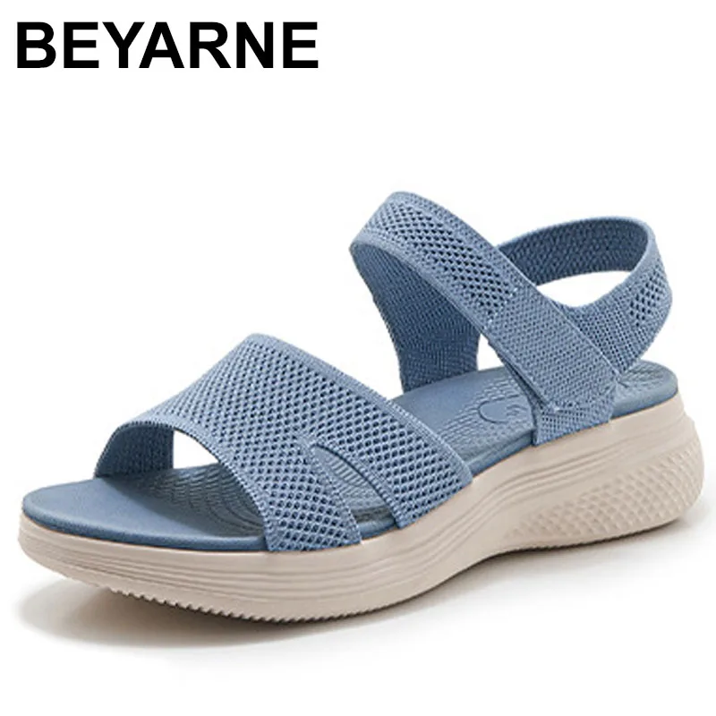 Women's 5 cm Spandex Wide Leg Sandals New Functional Ventilation Long ...
