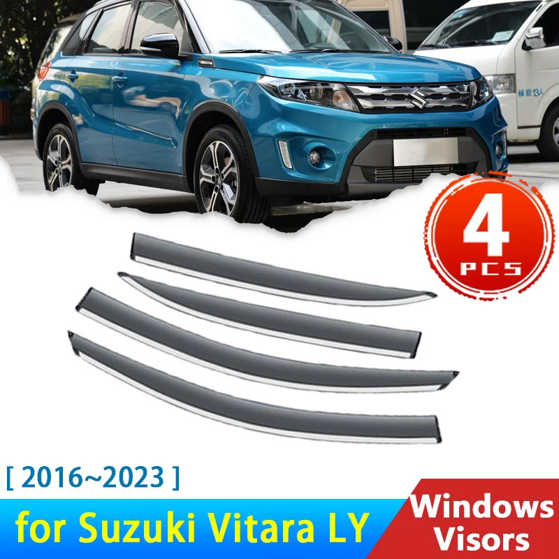 Deflectors For Suzuki Vitara Escudo Ly 2016~2023 2017 Accessories Car ...