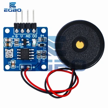 EGBO 5V Piezoelectric Film Vibration Sensor Switch Module TTL Level ...