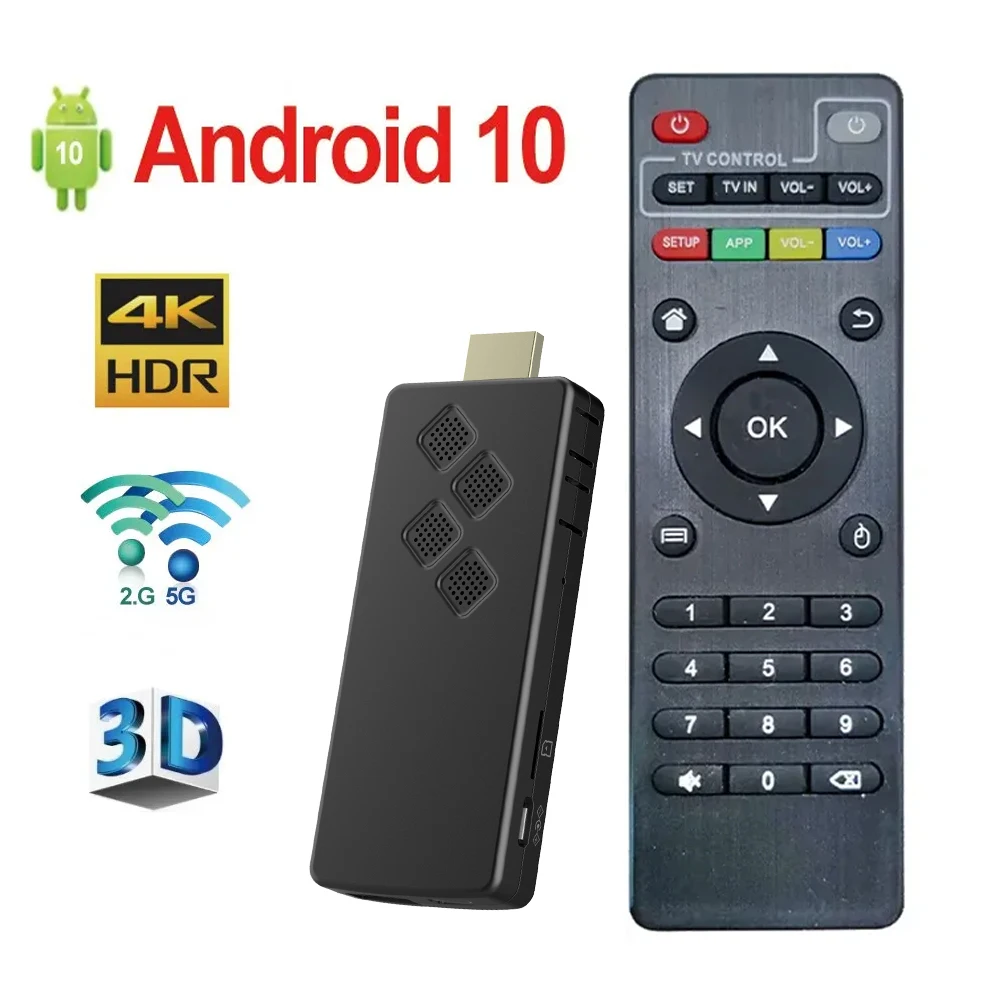 2024-NEW-Q2-Smart-TV-Stick-Android-10-2GB-16GB-AllWinner-H31-Support-4K ...