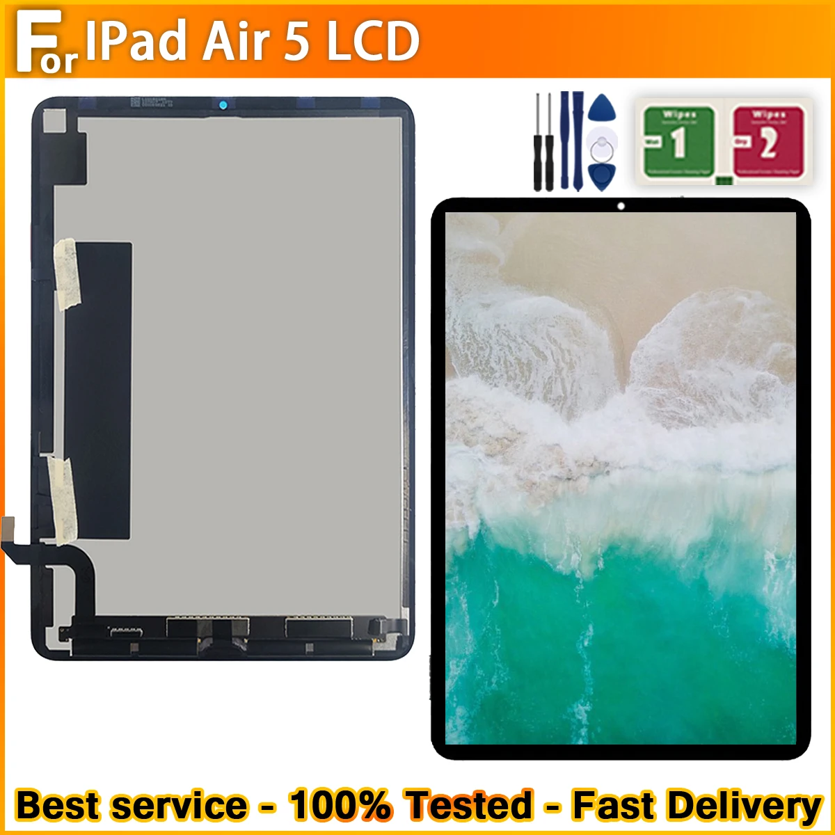 Pantalla-LCD-de-repuesto-para-iPad-digitalizador-t-ctil-para-Apple-Air ...