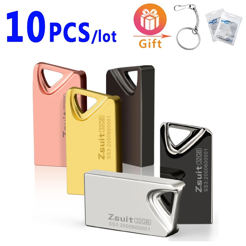 10pcs-USB-Flash-Drive-Thumb-Pendrive-128GB-Flash-Memory-Stick-32Gb-64GB ...