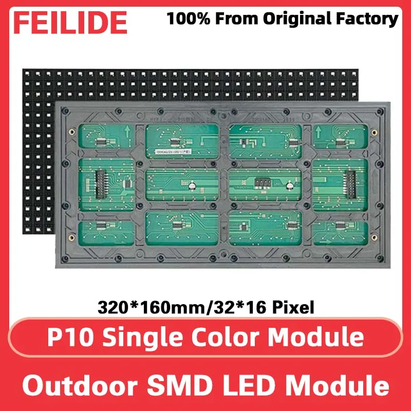 Pantalla LED P10 para Exteriores Resistente al Agua, Panel de ...