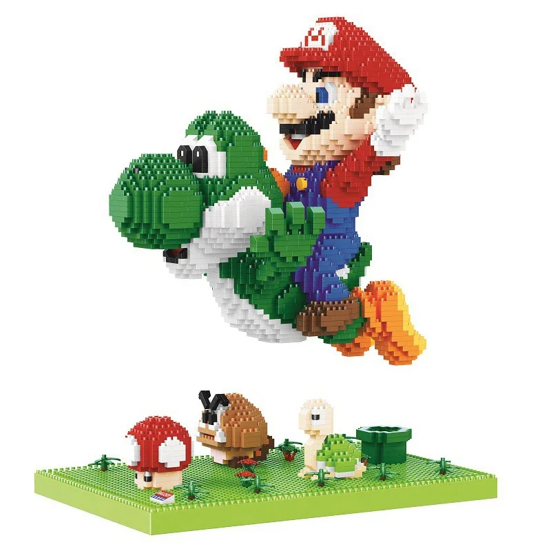 Super-Building-Blocks-Mario-Bros-with-Flying-Yoshi-Education-Diamond ...