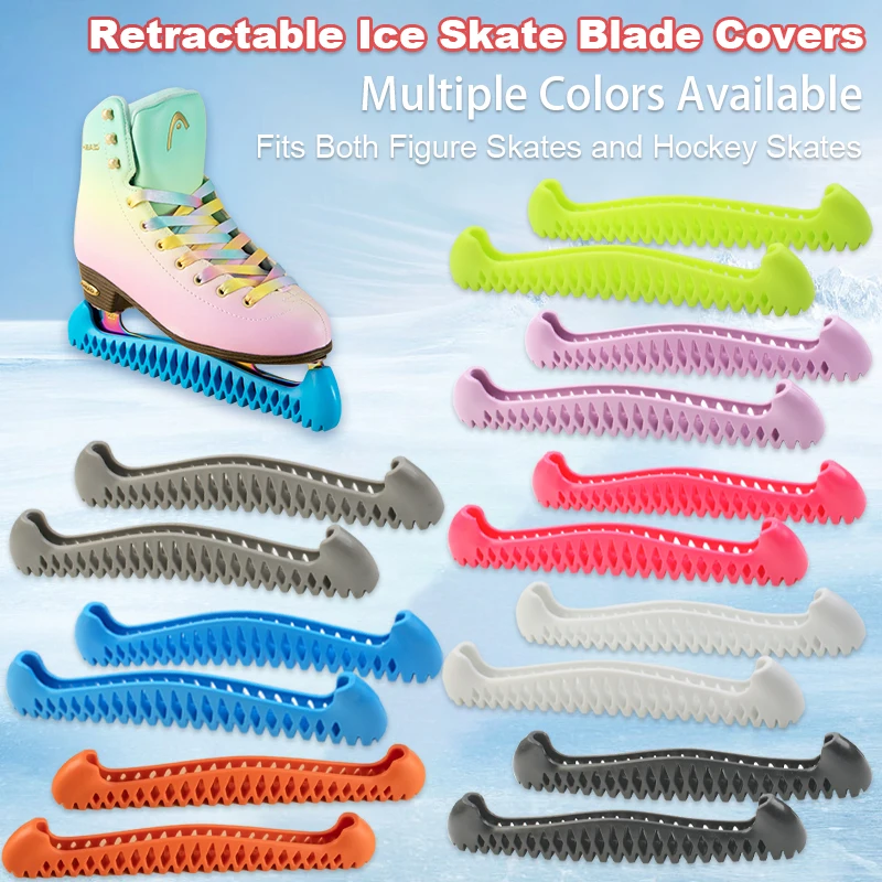 S/L/XL Walkable Ice Skate Blade Cover TPU Figure Skate Hockey Skates ...