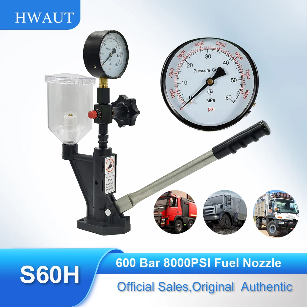 60Mpa-Diesel-Fuel-Injector-Tester-8000PSI-With-Dual-Scale-Gauge-Engine ...