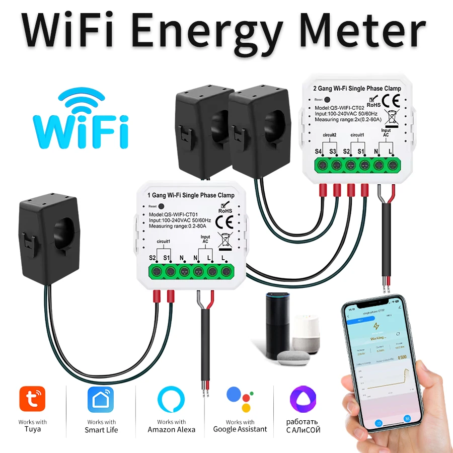 Tuya Smart WiFi Energy Meter: The Real-World Performance of a 1CH/2CH ...