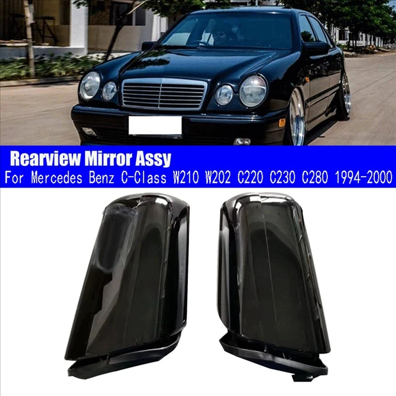 Front-Side-Power-Mirror-For-Mercedes-Benz-C-Class-W210-W202-C220-C230 ...