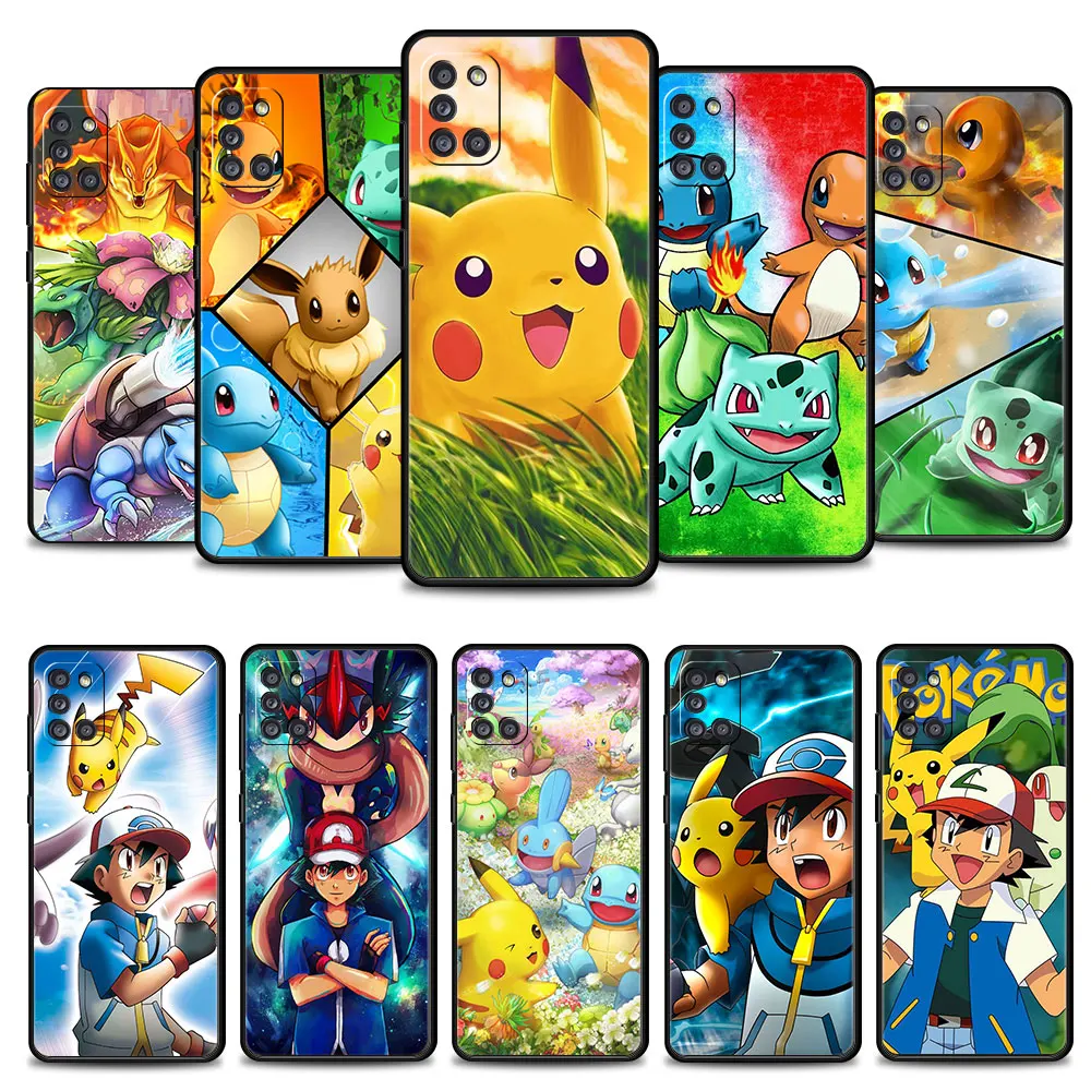 Pokemon-Pikachu-Family-Phone-Case-For-Samsung-Galaxy-A52s-A73-A72-A53 ...